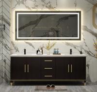 China 48inch lowes Washing Machine Contemporary Bathroom Cabinets Ready Made 1.2m mirror for sale