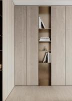 China Laminate Color HDF Bedroom Wardrobe Closets 2000mm*500mm Closet Organizer for sale