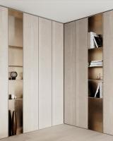 China Laminate Color HDF Bedroom Wardrobe Closets 2000mm*500mm Closet Organizer for sale