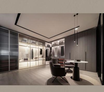 China Rest Equipment custom modern furniture White Walk In Closet 2400mm stuya for sale