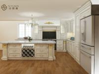 China 1m 2m HPDL Home White Timber Solid Wood Kitchen Cabinets Carcase White Accessories for sale