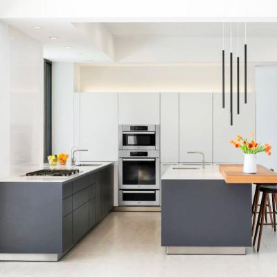 China 1500MM Acrylic Panel Solid Timber Kitchen Cabinets Oak Island Kitchen Cabinets for sale