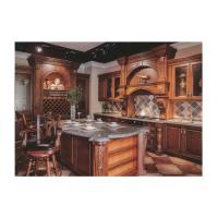 China 2000mm 1.2M Solid Wood Kitchen Cabinets Island Bar Cabinets Classic for sale