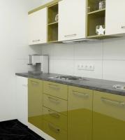 China DTC 1.8m High Glossy Modern Modular Kitchen Cabinets Modern Wooden Pantry Cupboards for sale