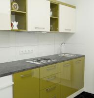 China DTC 1.8m High Glossy Modern Modular Kitchen Cabinets Modern Wooden Pantry Cupboards for sale