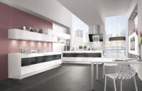 China 900mm PVC Furniture Modern Modular Kitchen Cabinets SS Sink  L Shape for sale