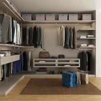 China 3000 X 600 X 2600mm Walk In Closet Wardrobe for sale