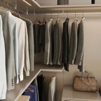 China 3000 X 600 X 2600mm Walk In Closet Wardrobe for sale