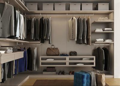 China Multi Divider Ensuite And Walk In Closet Wardrobe With Hange Corner L Shape Shelf for sale
