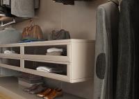 China 3000 X 600 X 2600mm Walk In Closet Wardrobe for sale