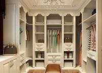 China 4000mm 5 Door Solid Wood Combined Wardrobe And Drawers Carved Finished for sale