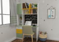 China PVC Surface Antique Wall Mounted Living Room Display Cabinet Children Room With Chair for sale
