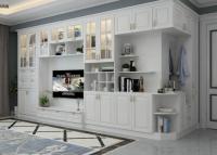 China 40cm Melamine Bedroom Living Room TV Shelves Stand With Drawers for sale