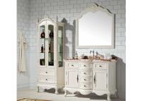 China 130cm Solid Wood Bathroom Vanity 24 Inch Contemporary Bathroom Vanity for sale