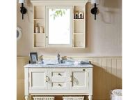 China 130cm Solid Wood Bathroom Vanity 24 Inch Contemporary Bathroom Vanity for sale