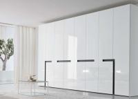 China 20MM Bedroom Design With Walk In Closet 4 Door Wardrobe With Drawers SGS for sale