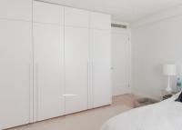 China 20MM Bedroom Design With Walk In Closet 4 Door Wardrobe With Drawers SGS for sale