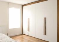 China 20MM Bedroom Design With Walk In Closet 4 Door Wardrobe With Drawers SGS for sale