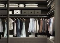 China 2.2m Master Bedroom Wardrobe Closets Double Closets Without Doors for sale