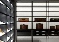 China DTC Aluminium Glass Sliding Glass Door Wardrobe With Wood Drawers And Hanger for sale