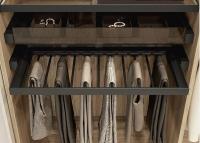 China Particle Board Wall Mounted Bedroom Wardrobe Closets Cabinets With Hanger And Handle for sale