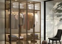China 60cm Wooden Sliding Door Double Wardrobe With Drawers Metal Instruction Bedroom for sale