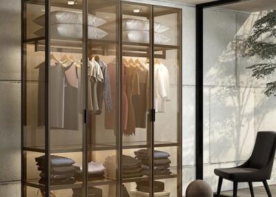 China 60cm Wooden Sliding Door Double Wardrobe With Drawers Metal Instruction Bedroom for sale