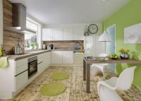 China 900mm PVC Furniture Modern Modular Kitchen Cabinets SS Sink  L Shape for sale