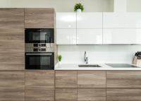 China 60CM Modern Decorating Above Modern Modular Kitchen Cabinets Melamine Finish for sale