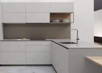 China 600mm 1.8m DTC Modern High Gloss Kitchen Cabinets Unit With Marble Top for sale