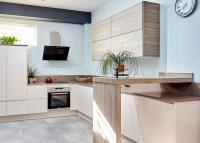 China 2200MM Modern Modular Kitchen Cabinets Granite Cabinet Tops Kitchens CAD Design for sale