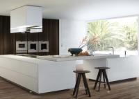 China Italy modern kitchen cabinets design with white island oven pantry storage cabinets kitchen furniture for sale