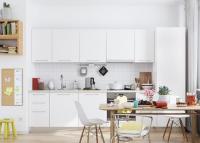 China 20mm Oak Modern Modular Kitchen Cabinets Muebles Cocina For Villa Use for sale