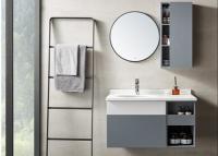 China 18mm PVC 30 Contemporary Bathroom Vanities And Sinks  Mirror Carcase for sale