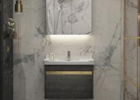 China 28in 600mm Contemporary 30 Inch Bathroom Vanities Wall Mounted Lacquer Surface for sale