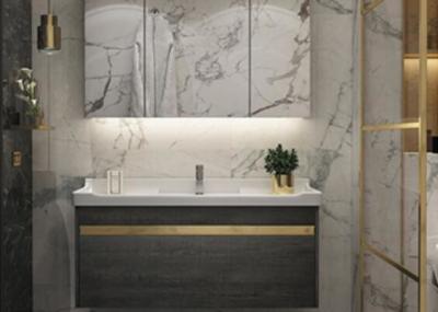 China 28in 600mm Contemporary 30 Inch Bathroom Vanities Wall Mounted Lacquer Surface for sale