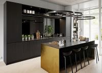 China HPL 1800MM Island Kitchen Cabinets Base Units Pantry Cabinets With Top for sale