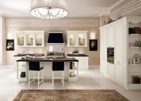 China 2000mm Europen Design Shaker L Shaped Kitchen Cabinets With Island Cunboard for sale