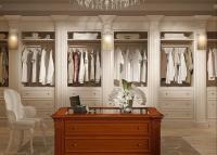 China 3500mm 5 Door Solid Wood Wardrobe Closet Bedroom Furniture Drawers Island for sale