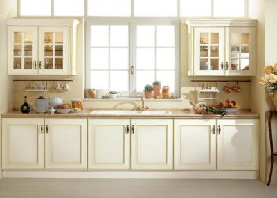 China 1800mm SS304 Solid Wood Kitchen Cabinets for sale
