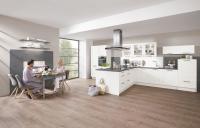 China Blum HPDL Solid Wood Kitchen Cabinets Contemporary European Style For Farmhouse for sale
