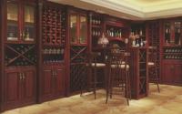 China 18mm Solid Wood Kitchen Cabinets Quartz Stone Wood Look Countertops Aluminum Toe Kick for sale
