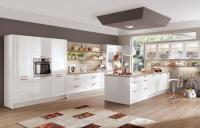 China 18mm Solid Wood Kitchen Cabinets Quartz Stone Wood Look Countertops Aluminum Toe Kick for sale