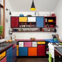 China Melamine Lacquer Contemporary Flat Panel Modern Modular Kitchen Cabinets for sale