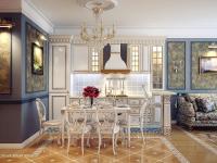 China 120cm Timber HPL Door Solid Wood Island Kitchen Cabinets Carcase Marble Accessorie for sale