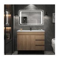China 55cm Bathroom Vanity Cabinets Adelina Contemporary Vessel Sink Bathroom Vanity for sale