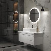 China Multi Space White Contemporary Sinks And Vanities For Bathrooms for sale