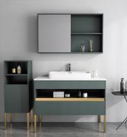 China 40cm 1200mm Wall Mounted Contemporary Bathroom Cabinets Vanities for sale