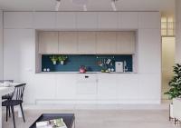 China Wood kitchen cabinets furniture Modern Customize cuisine complete base cabinets with drawers in plywood for sale