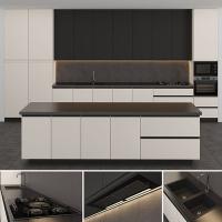 China 20mm 50cm Modern Modular Kitchen Cabinets With Oven Cabinet Plywood Door for sale